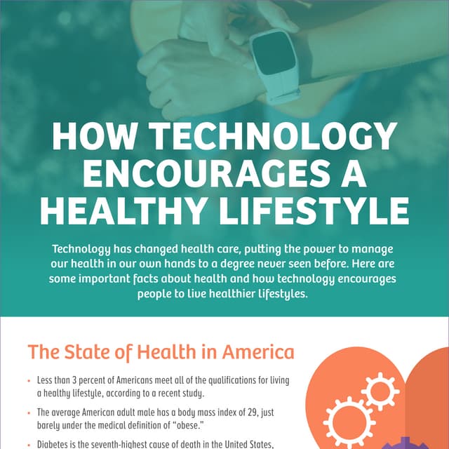 How Technology Encourages A Healthy Lifestyle | PDF