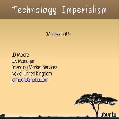 Technology Imperialism Mex2008 Final | PDF