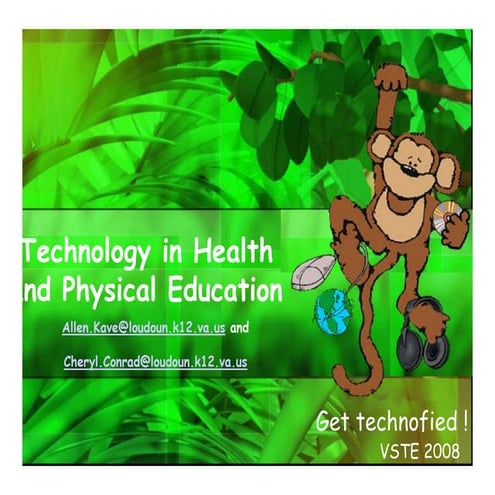 Technology in Health and PE | PDF