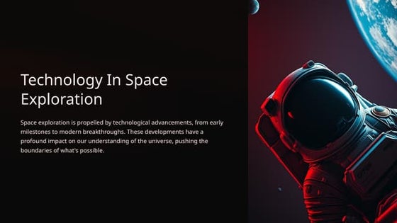 Space technology with important key points | PPTX | Space and Astronomy ...