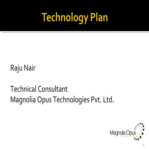 Technology Plan Sample | PPT