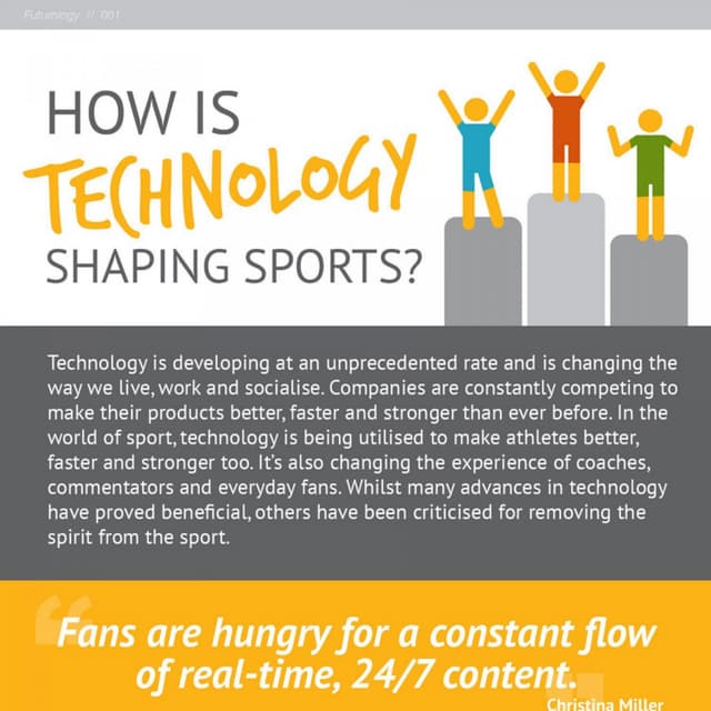 Infographic: Technology Shaping Sports | PDF
