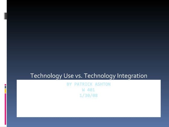 Technology Integration K-12 | PPT