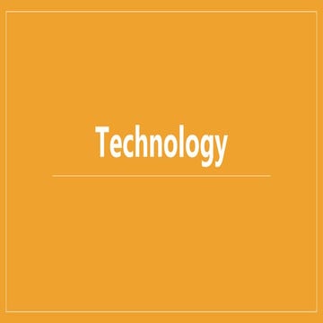 Technology 2 | PPT