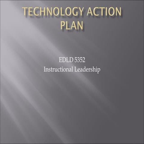 Technology action plan | PPT