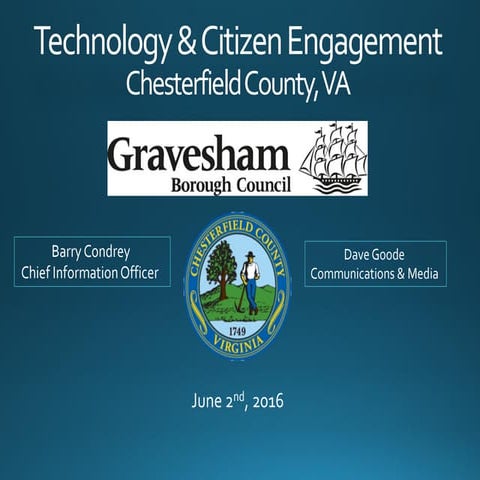 Technology and Citizen Engagement in Chesterfield VA | PDF