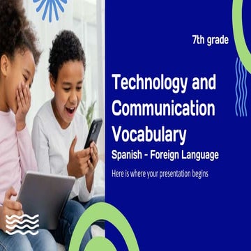 Technology and Communication Vocabulary - German - Foreign Language ...