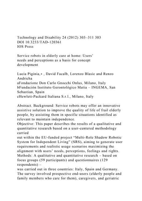 Robotic speech processing | PDF