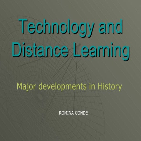 Technology and distance learning | PPT