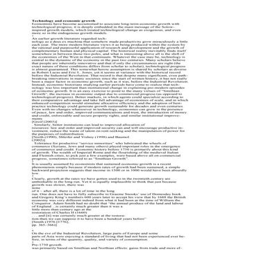 Technology and economic growth | DOCX