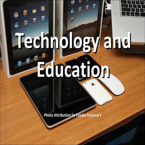 Technology and education | PPT