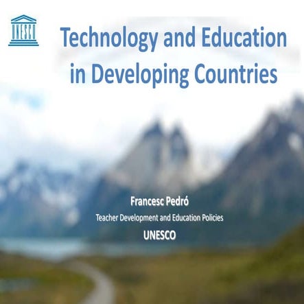 Technology and education in developing countries | PPTX