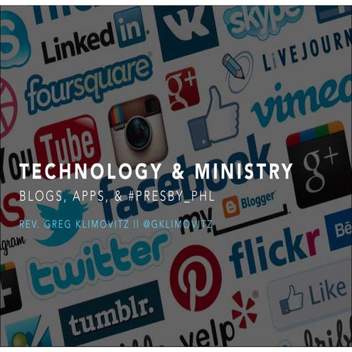 Technology and Ministry | PDF | Christianity | Religion & Spirituality