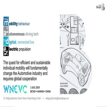 Technology and the quest for efficient and sustainable individual ...