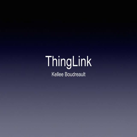 Technology and Thinglink | PPTX