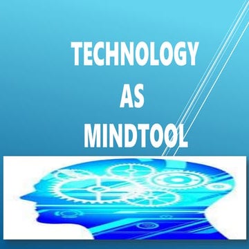 Technology as mindtool | PPTX