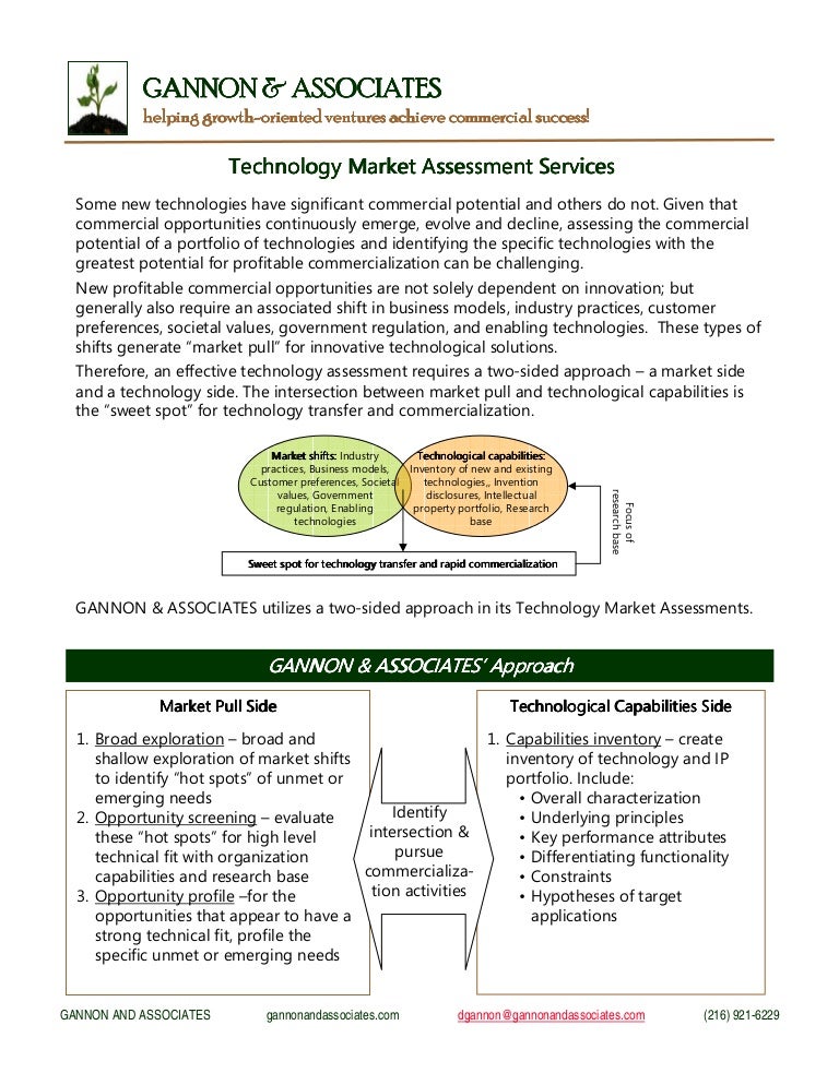 Technology assessment