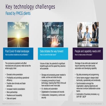 Technology challenge faced by consumer goods organisations | PPT