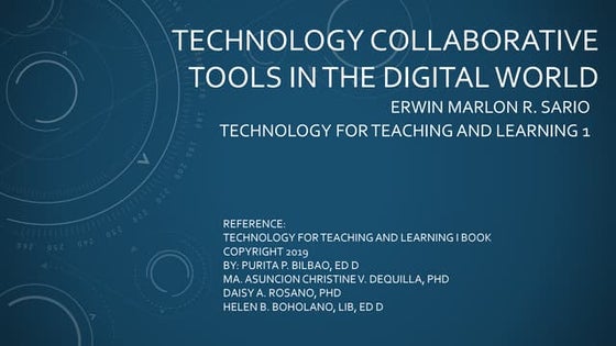 Technology Collaborative Tools for Teaching | PPT