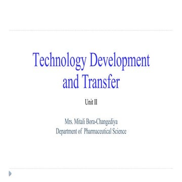 TECHNOLOGY DEVELOPMENT AND TRANSFER PPT..pptx