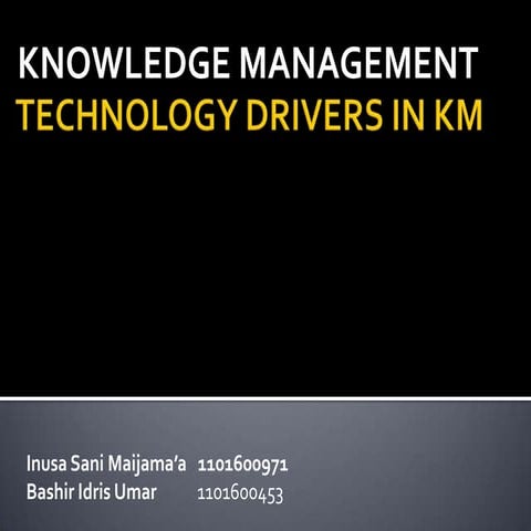 Technology drivers | PPT