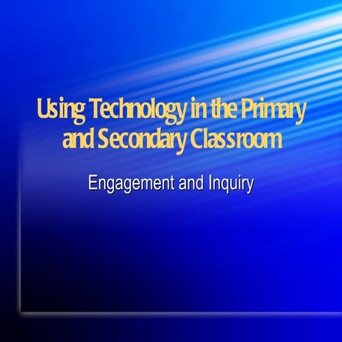 Technology Engagement And Inquiry | PPS