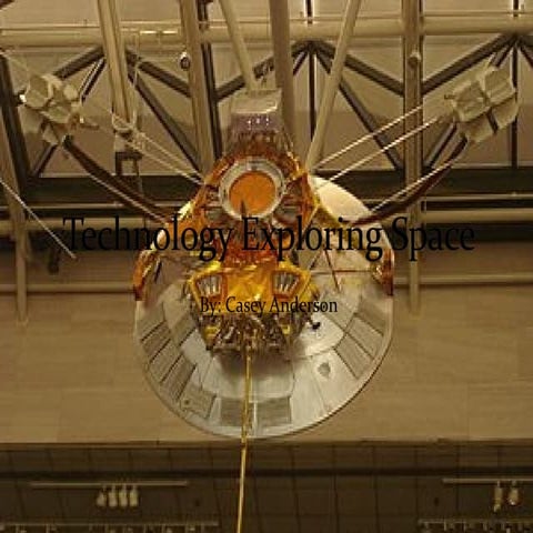 Technology exploring space | PPT