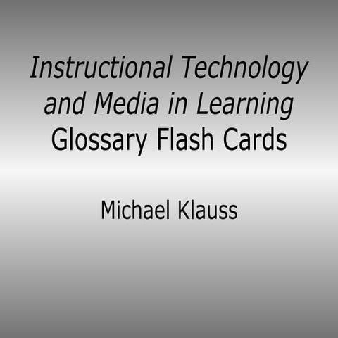 Technology flash cards | PPT