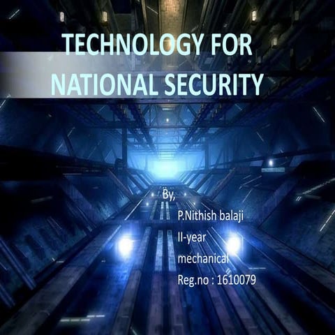 Technology for national security.ppt
