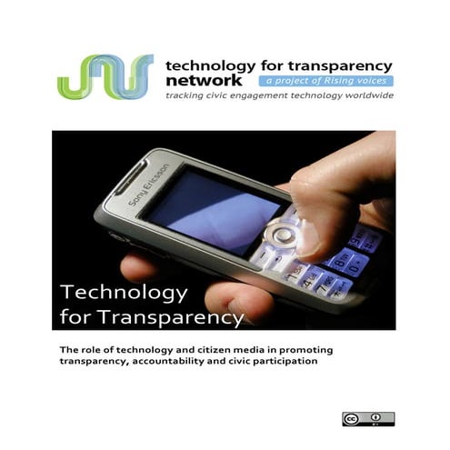 The role of technology and citizen media in promoting transparency ...