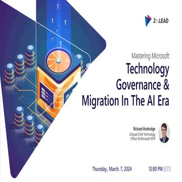 Technology Governance & Migration In The AI Era | PPT
