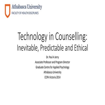 Technology in counselling | PPTX