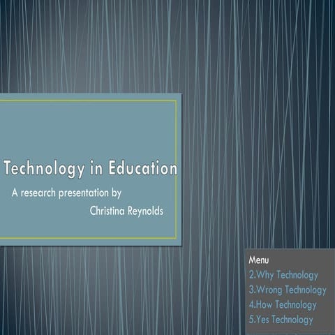 Technology in education | PPT