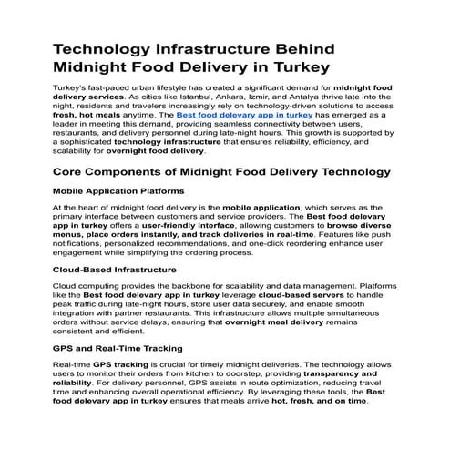 Technology Infrastructure Behind Midnight Food Delivery in Turkey.pdf