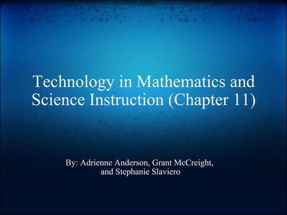 Technology Integration Strategies For Math | PPTX | Education