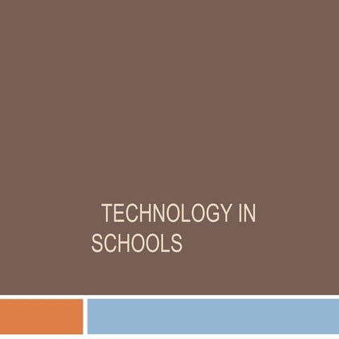 Technology In Schools | PPTX