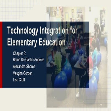 Technology integration for elementary education | PPTX