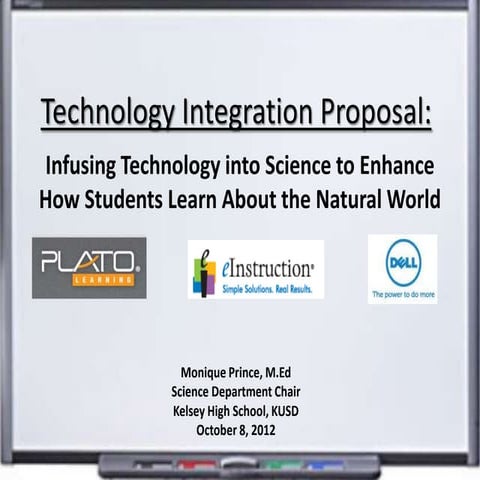 Technology integration proposal presentation | PPTX
