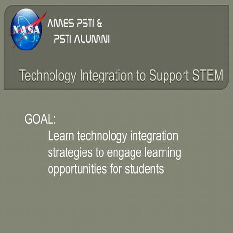 Technology Integration to Support Stem | PPTX | Technology & Computing
