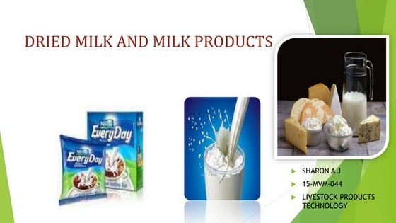 dried milk- Specification, equipment, types | PPTX | Chemistry | Science