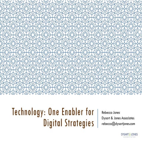 Technology one enabler presentation for feb 2015 | PDF