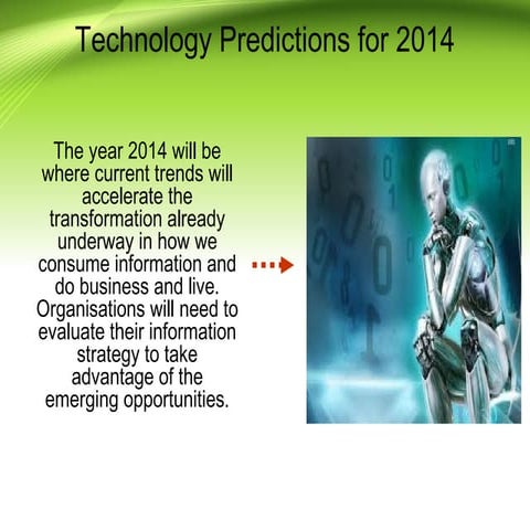 Technology Predictions for 2014 | PPT
