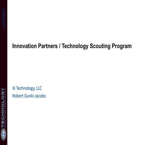 Technology Scouting | PDF