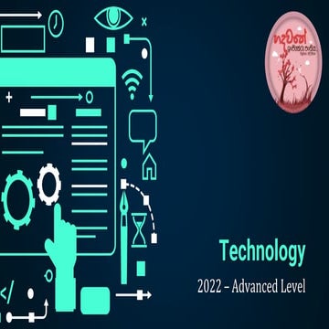Sri Lanka A/L Technology stream - English | PPTX