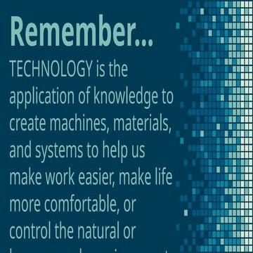 Introduction to Technology System - High school | PPTX