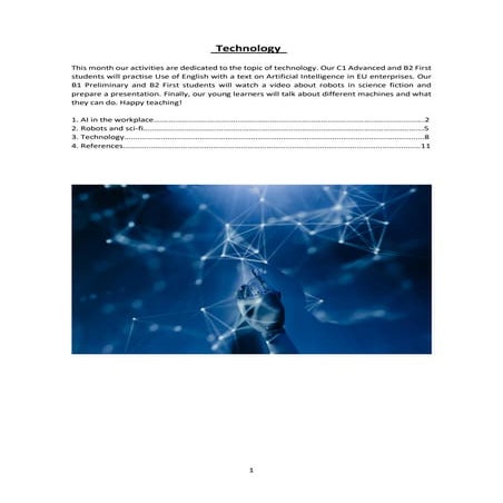 Teacher activities: Technology | PDF