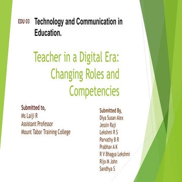 Teacher in a Digital Era-1 | PPTX
