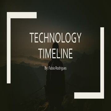 Technology timeline | PPT