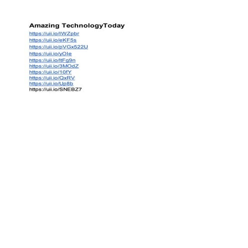Technology today | DOCX