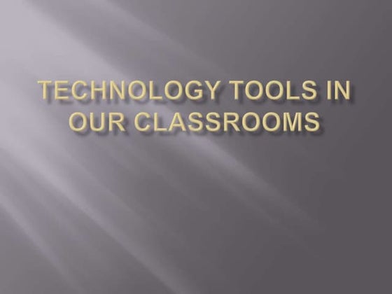 Examples Of Technology In An Elementary School | PPT